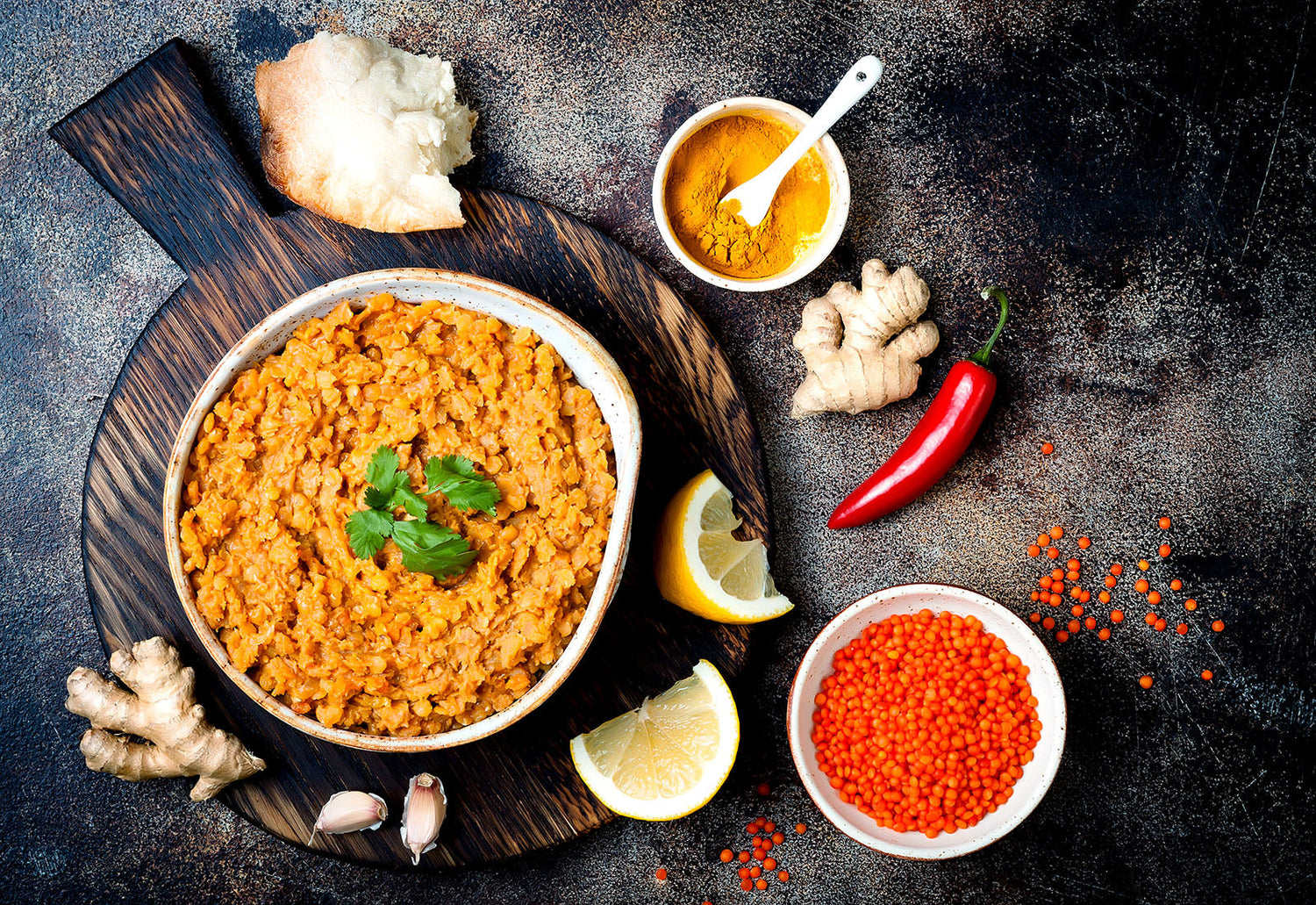 Traditional Red Lentil Dahl – Screaming Seeds
